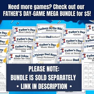 Father's Day Trivia Game: Famous Dads Matching Quiz (printable PDF) - Etsy