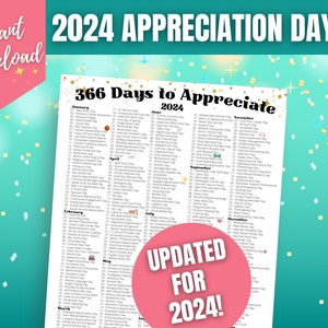 National Days Calendar Printable 2024 National Holidays Calendar Social ...