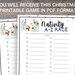 Bible Christmas A to Z Race Printable Game, Christian Christmas Game ...
