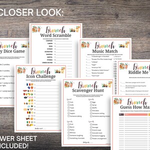 Brunch Games MEGA Bundle: 50 Printable Activities (digital Download) - Etsy
