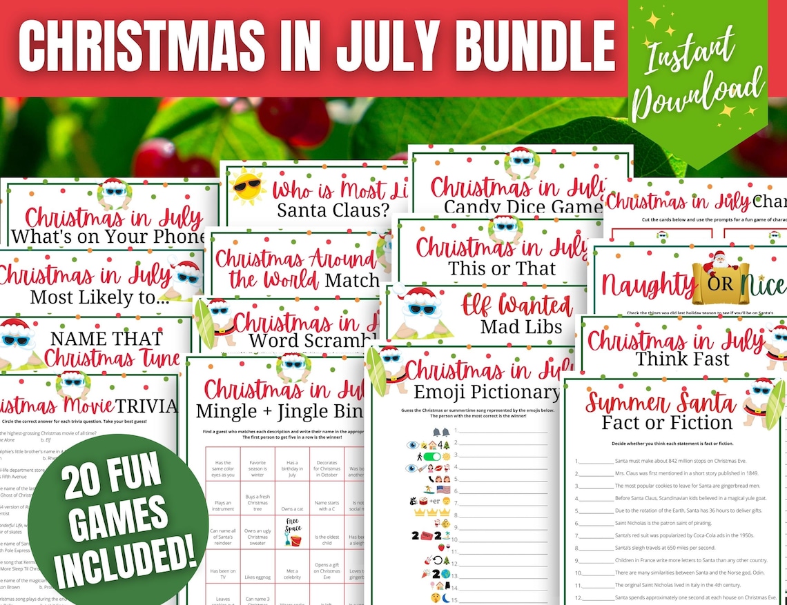 Fun Ways To Celebrate Christmas in July - The Inspired Holiday