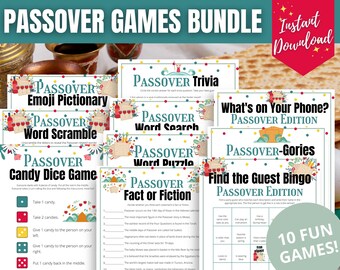 Kids Passover Pesach Activity Printable Placemat Instant - Etsy