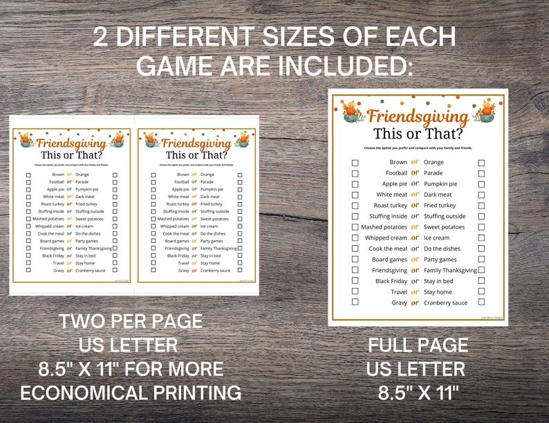 Friendsgiving Games MEGA Bundle: 65 Party Games, Activities and ...