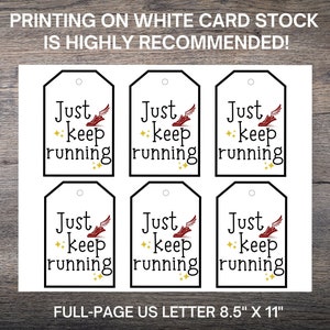 Cross Country Treat Tags: Race Day Goodie Bag Designs (PDF) - Etsy