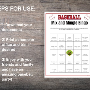 Baseball Party Games Bundle: 30 Printable Baseball-themed Games and ...