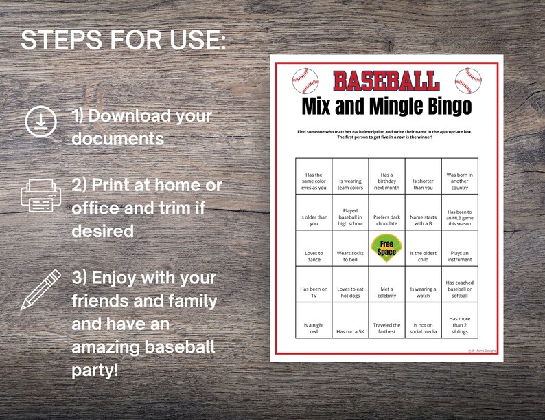 Baseball Party Games Bundle: 30 Printable Baseball-themed Games and ...