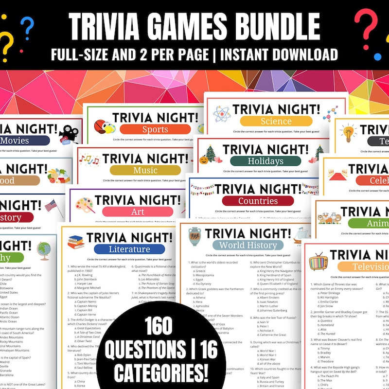 Black History Trivia Quiz - Etsy