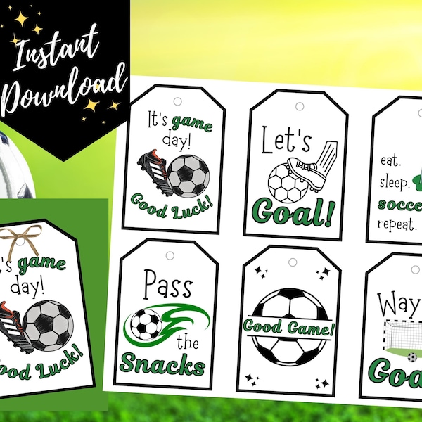 Soccer Game Snack Bags - Etsy