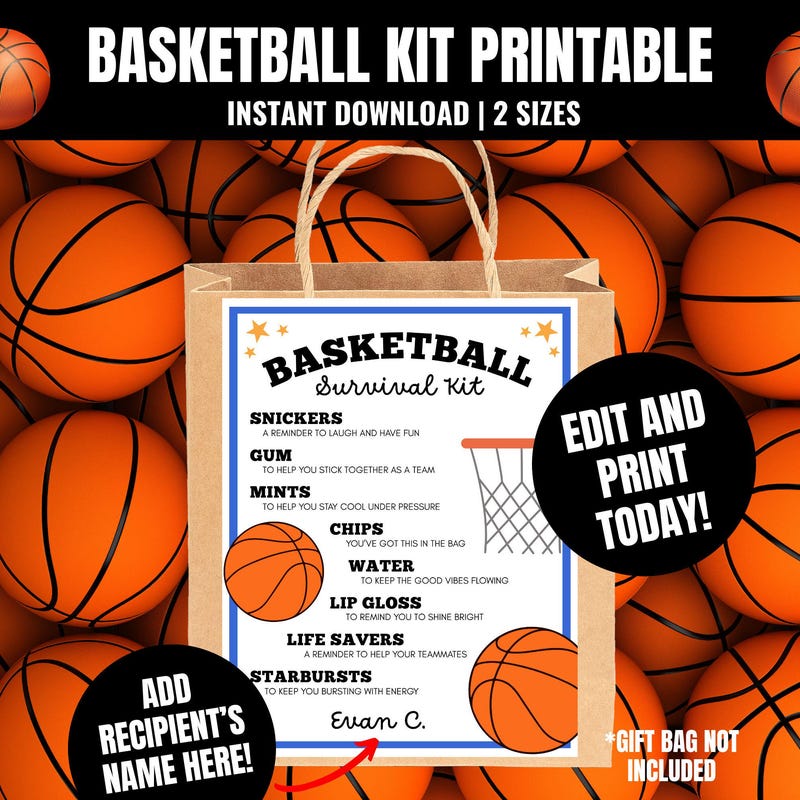 Basketball Goodie Bag Ideas - Etsy