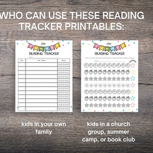 Printable Summer Reading Tracker for Kids, Summer Reading Log ...