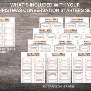 Christmas Conversation Starters, Christmas Icebreaker, Holiday ...
