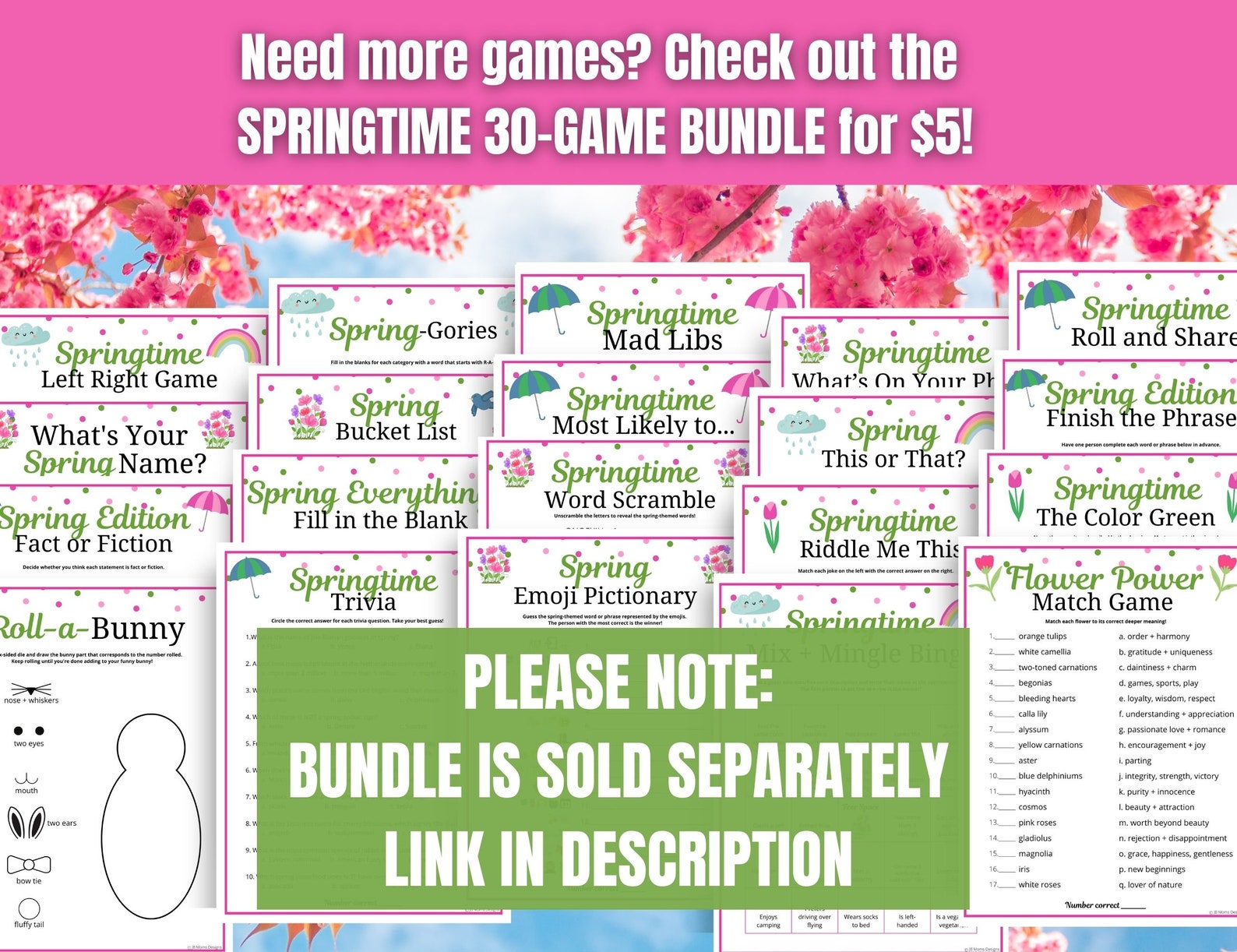 Spring Fact or Fiction Trivia Game, Fun Spring Quiz for Adults, Seniors ...