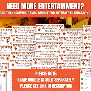 Thanksgiving Friendly Feud Game: Fun Holiday Game Show Activity for ...
