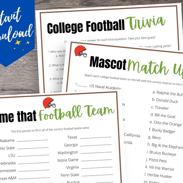 College Mascot - Etsy