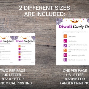 Diwali Candy Dice Game for Kids, Teens, & Adults, Fun Diwali Party Game ...