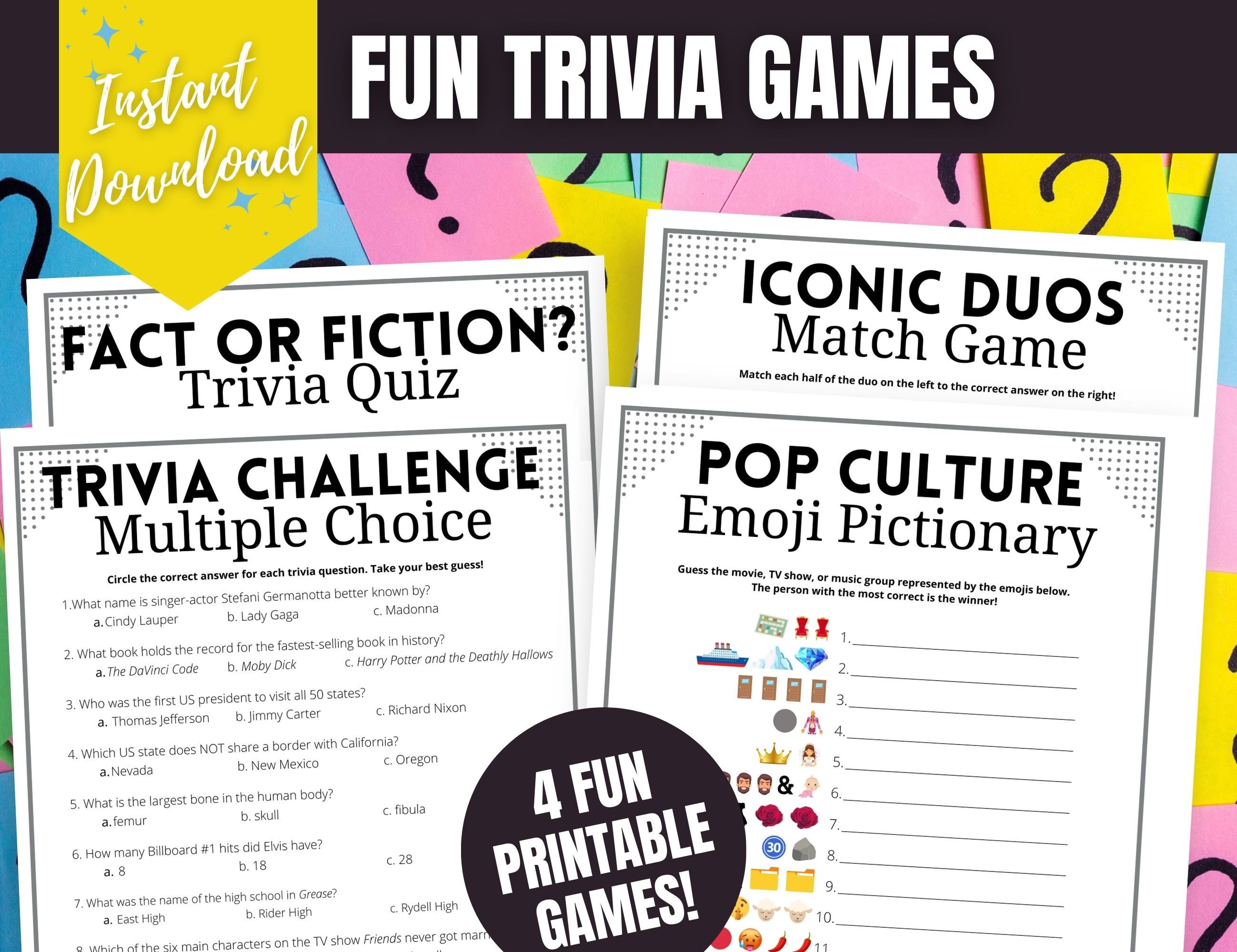 Fun Trivia Games