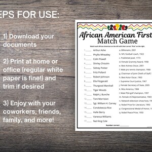 Black History Month TRIVIA Bundle, African American History Month ...