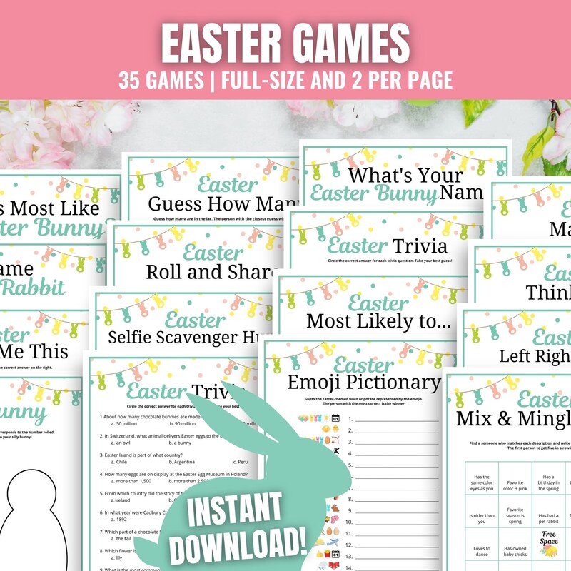 Easter Games for Adults - Etsy