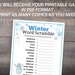 Winter Word Scramble Game: Holiday Party Activity (PDF) - Etsy