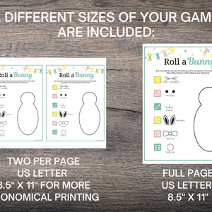 Roll a Bunny Easter Game, Fun Easter Game for Kids, Easter Egg Hunt ...