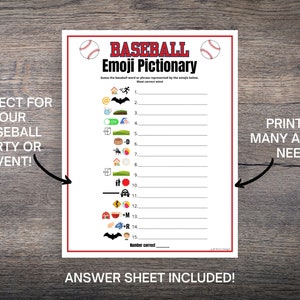 Baseball Trivia Games Bundle: 10 Baseball-themed Party Quizzes and ...