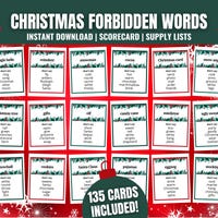 Christmas Game, Think Fast Christmas Party Game, Printable Group ...