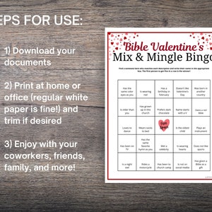 Valentine’s Bible Games BUNDLE, Christian Valentine's Games, Sunday ...