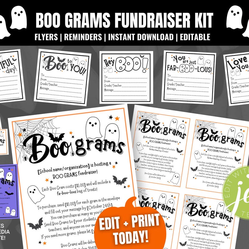 Boo Grams Fundraiser - Etsy