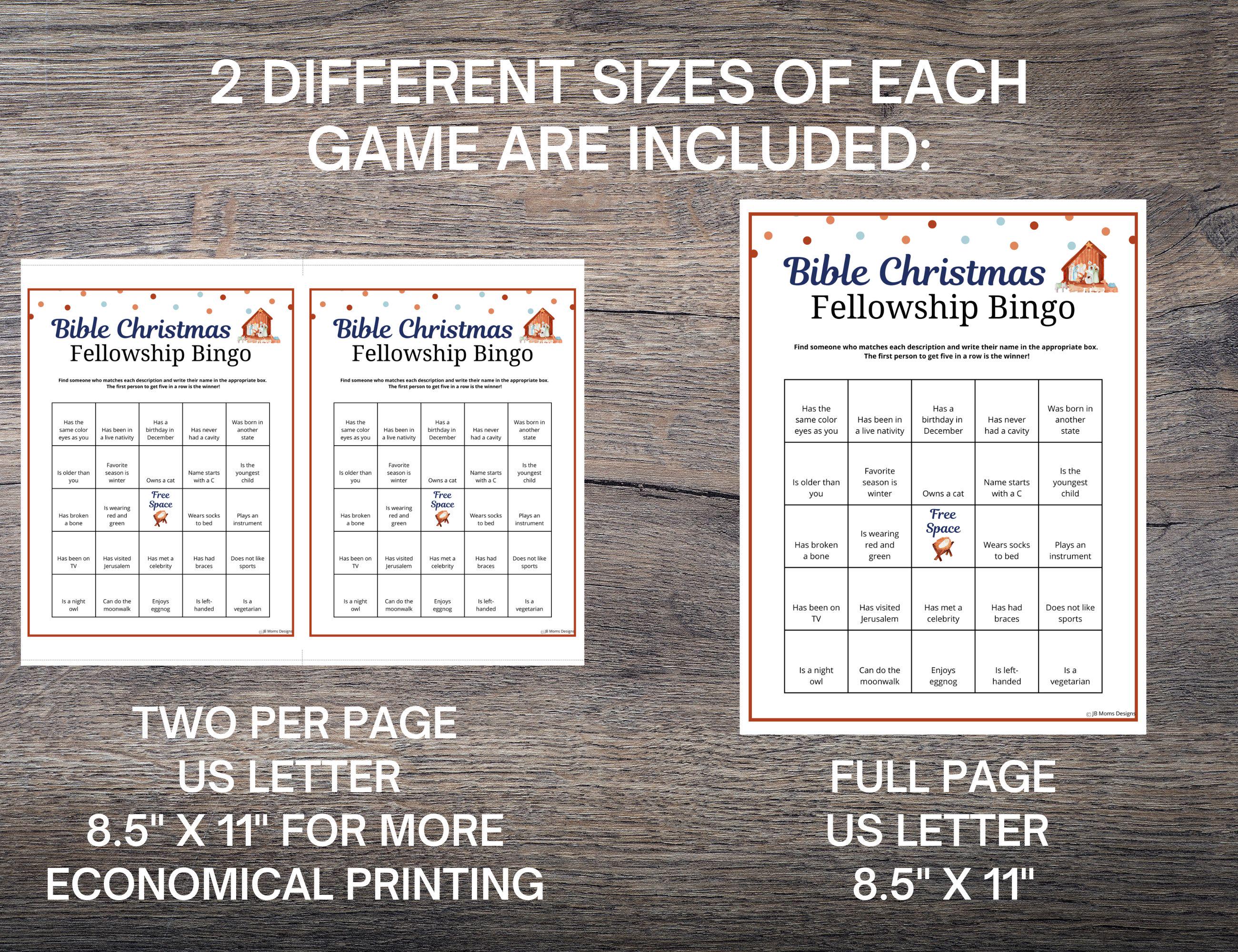 Bible Christmas Games MEGA Bundle: Nativity Party Activities and ...