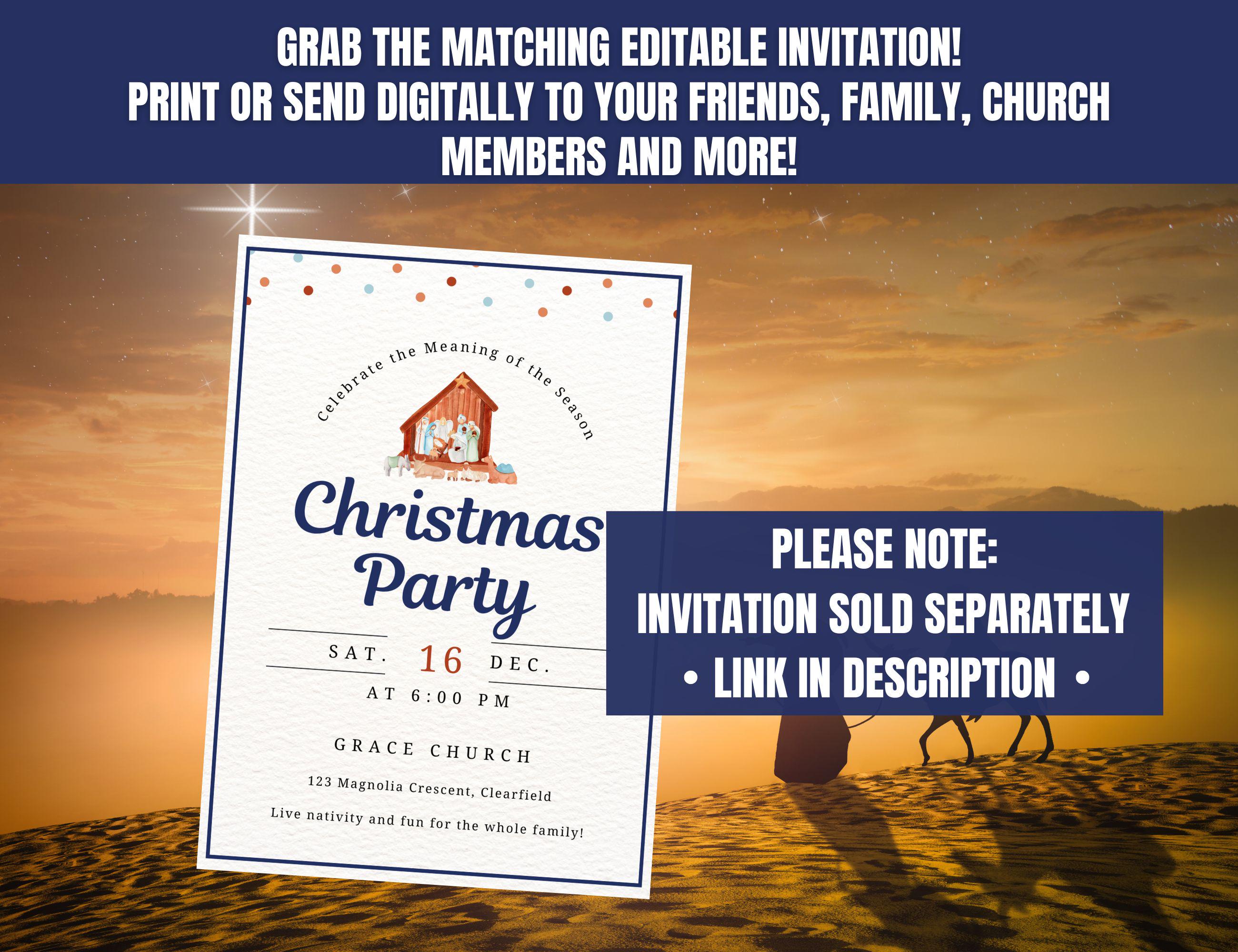 Bible Christmas Games MEGA Bundle: Nativity Party Activities and ...