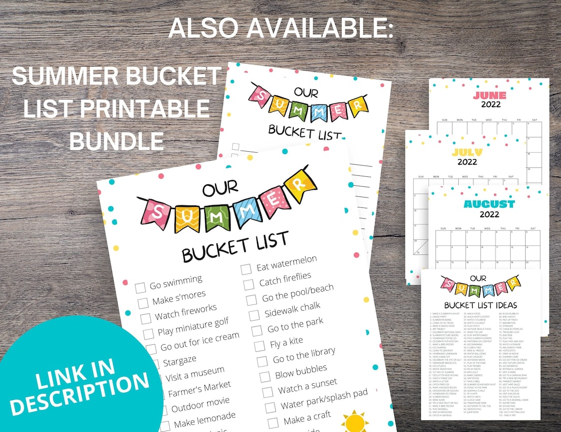 Printable Summer Reading Tracker for Kids Summer Reading Log | Etsy