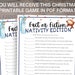Christmas Nativity Trivia Game: Fact or Fiction (instant Download) - Etsy
