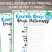 Earth Day Emoji Pictionary Game, Fun Earth Day Trivia Game Printable ...
