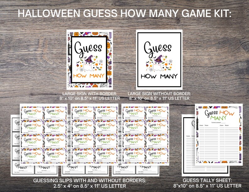 Halloween Games Super Bundle, Party Games for Kids and Adults (digital ...