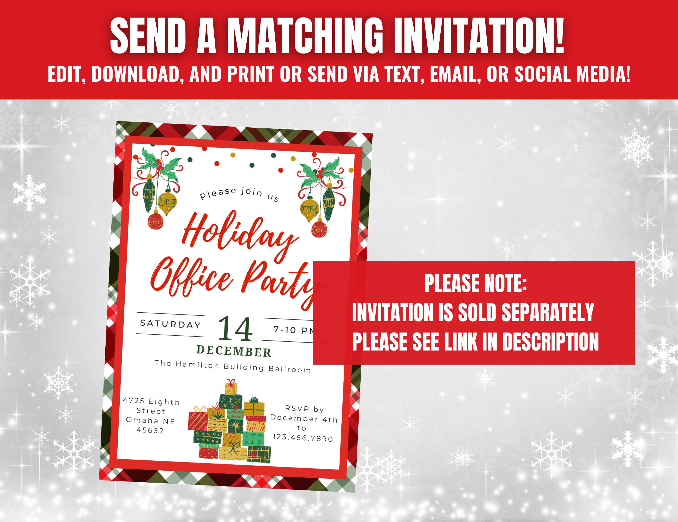 Editable Christmas Office Awards: 50 Holiday Certificates (digital ...