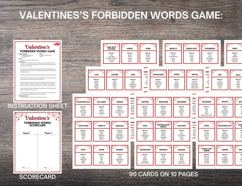 Valentine's Day Games SUPER Bundle: Party Games, Trivia, Activities and ...