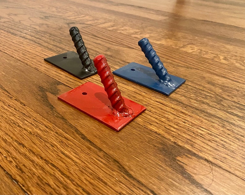 Rebar Steel Coat Rack Wall Mounted Wall Hanger Heavy Duty - Etsy