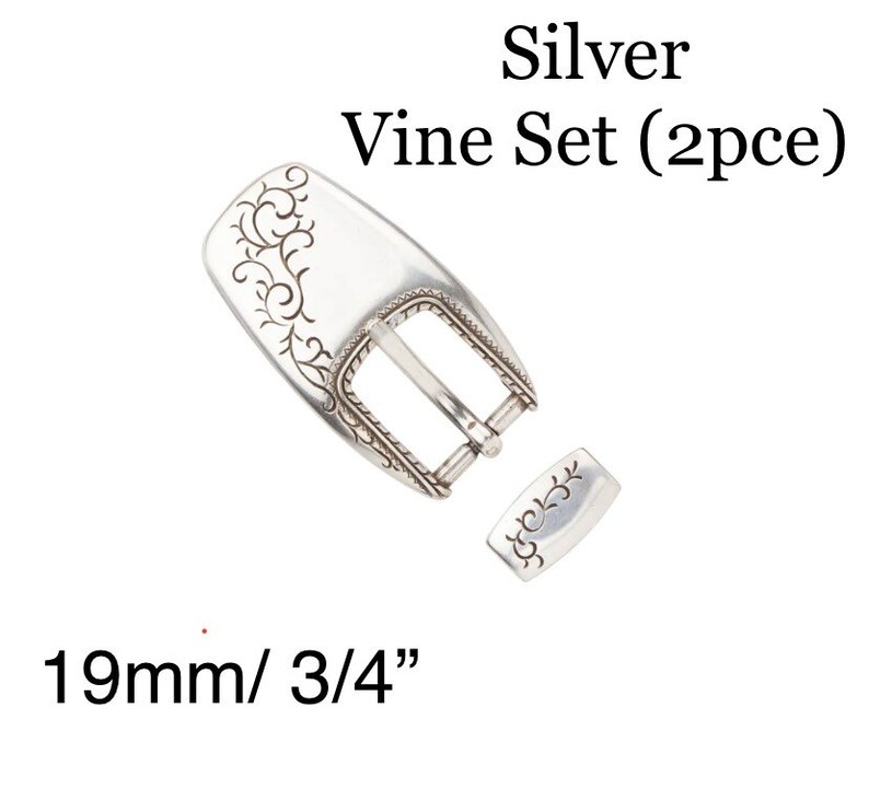 3/4” (19mm) Buckle Sets for Bridles, Belts, Bags and More. Western and ...