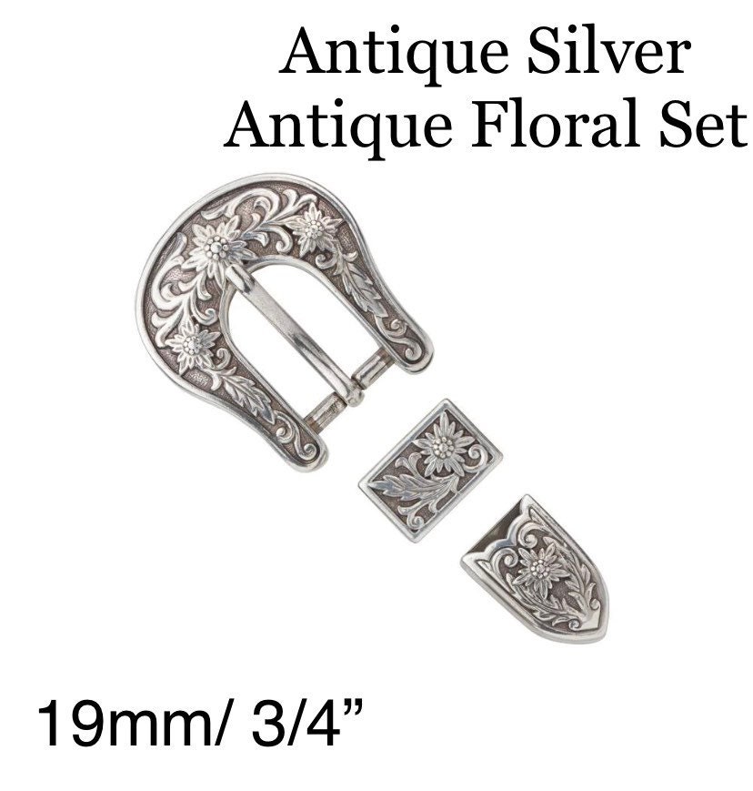 3/4 19mm Buckle Sets for Bridles, Belts, Bags and More. Western and ...
