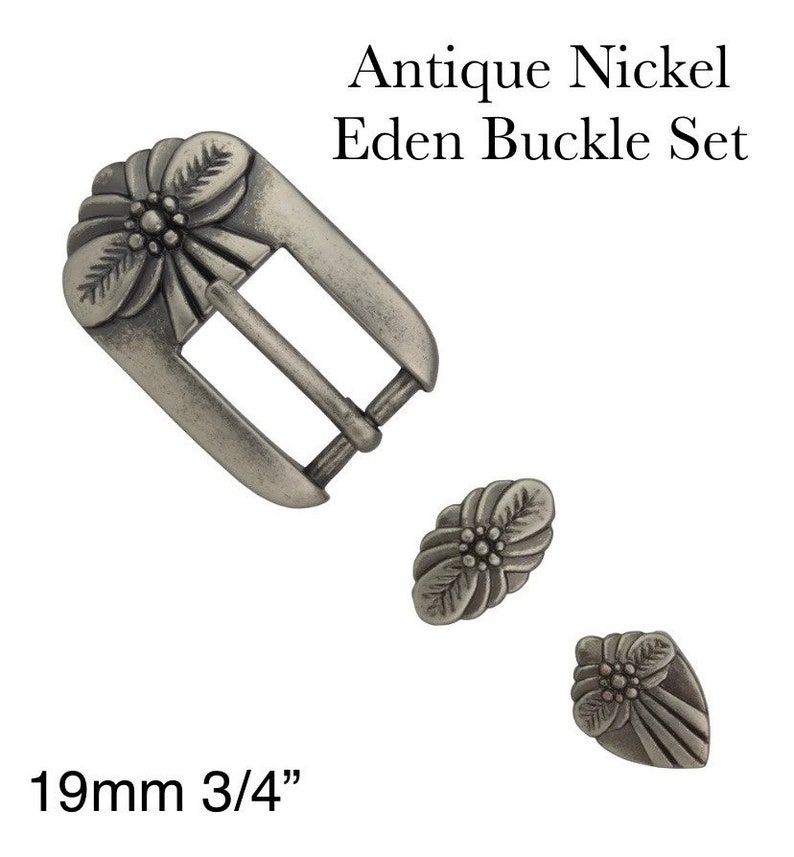 3/4” (19mm) Buckle Sets for Bridles, Belts, Bags and More. Western and ...