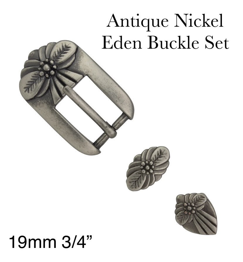3/4” (19mm) Buckle Sets for Bridles, Belts, Bags and More. Western and ...