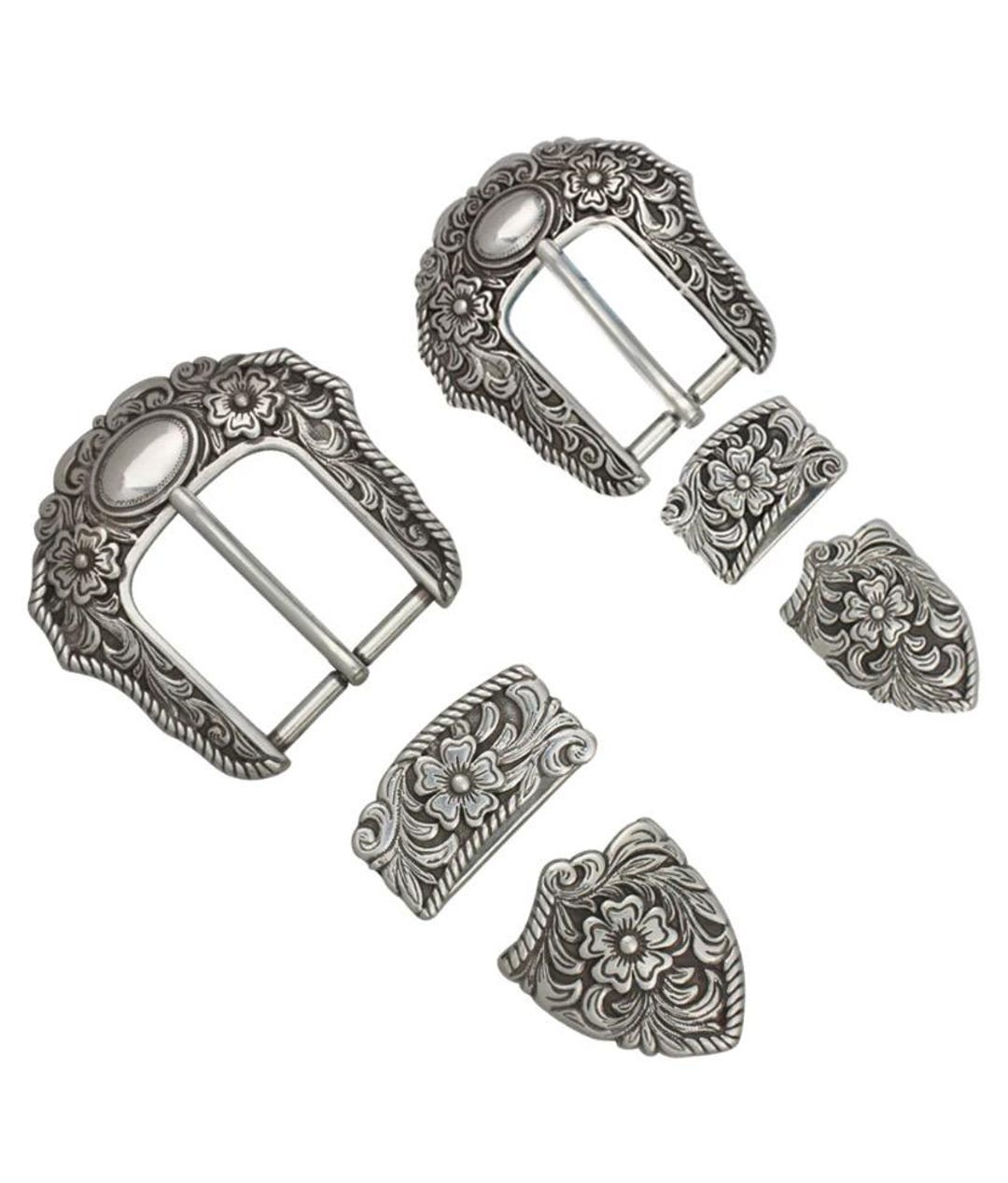 3D Floral Hardware Collection. Conchos and Buckles for Leathercraft. - Etsy