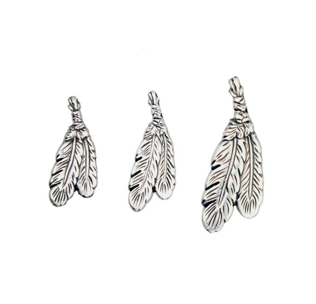 Feather Concho Collection. Screwback Conchos for Leathercraft. - Etsy