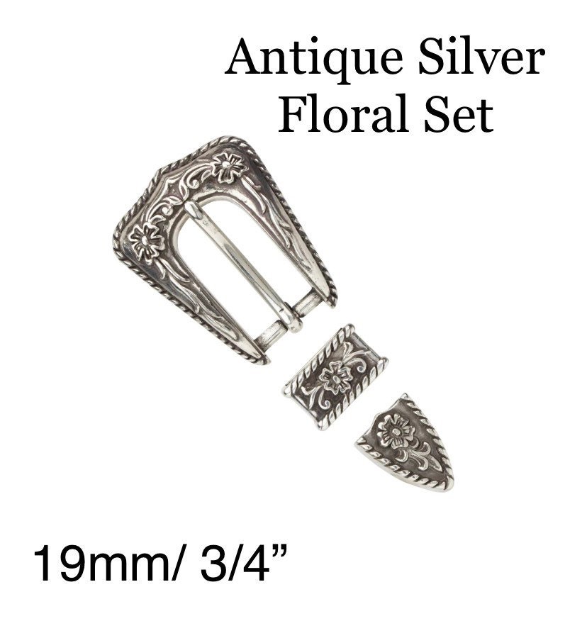 3/4” (19mm) Buckle Sets for Bridles, Belts, Bags and More. Western and ...