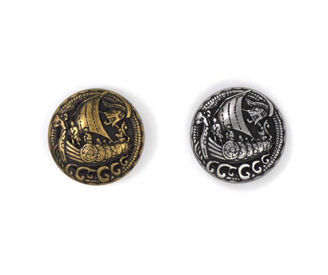 Viking Ship Drakkar Concho Assortment Hardware Collection. Screw Back ...