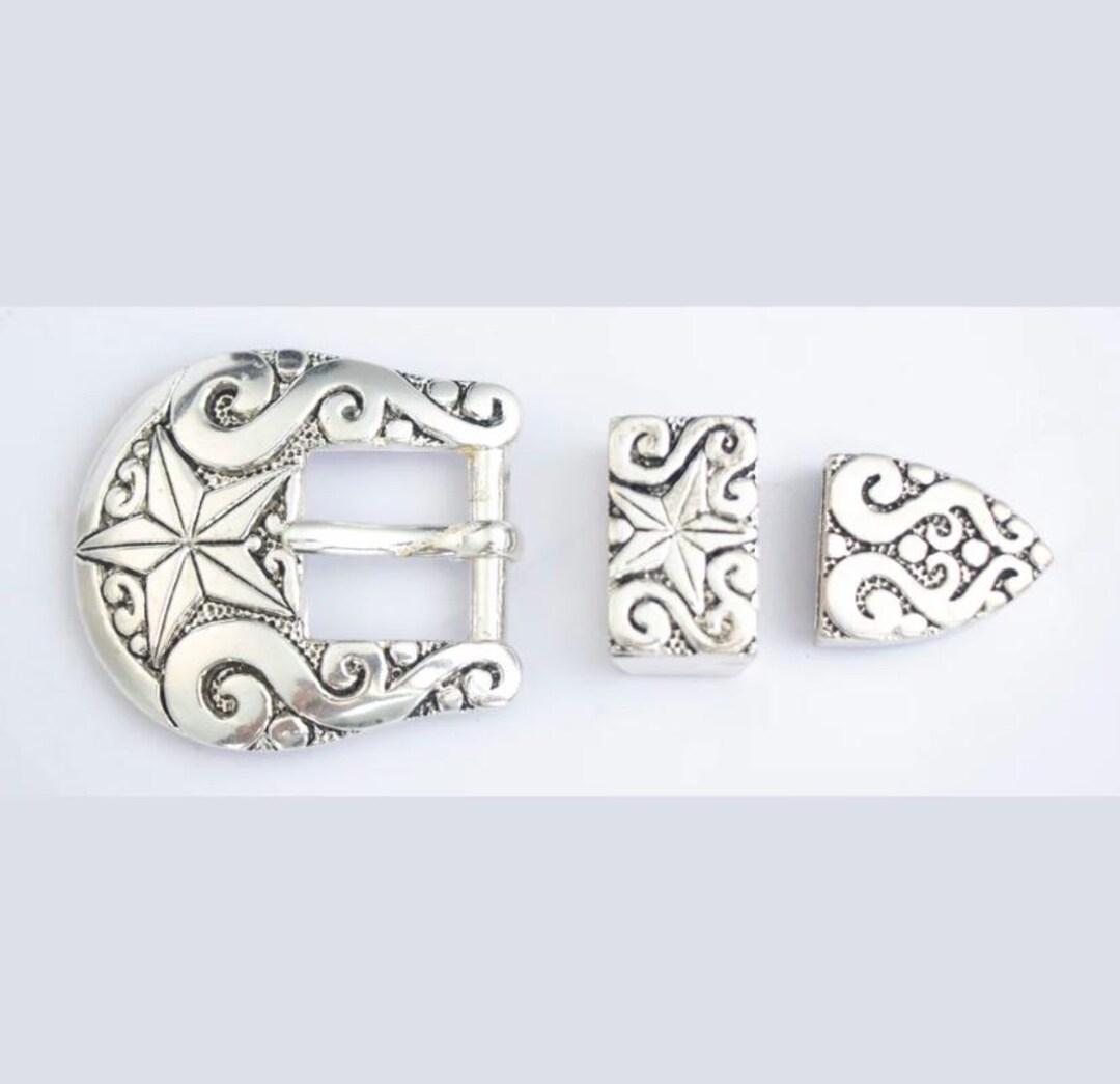 3/4” (19mm) Western Star Buckle Set. Belts, Bags and More. Western and ...