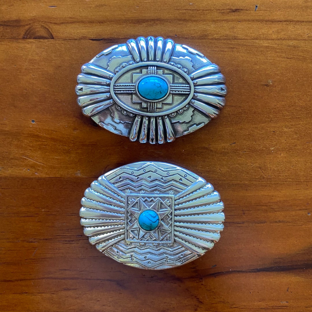 Turquoise Trophy Buckle Hardware Collection. 1-1/2” Trophy Buckles for ...