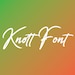 Knott Script Font Digital Downloadable Font Letters Alphabet Numbers ...