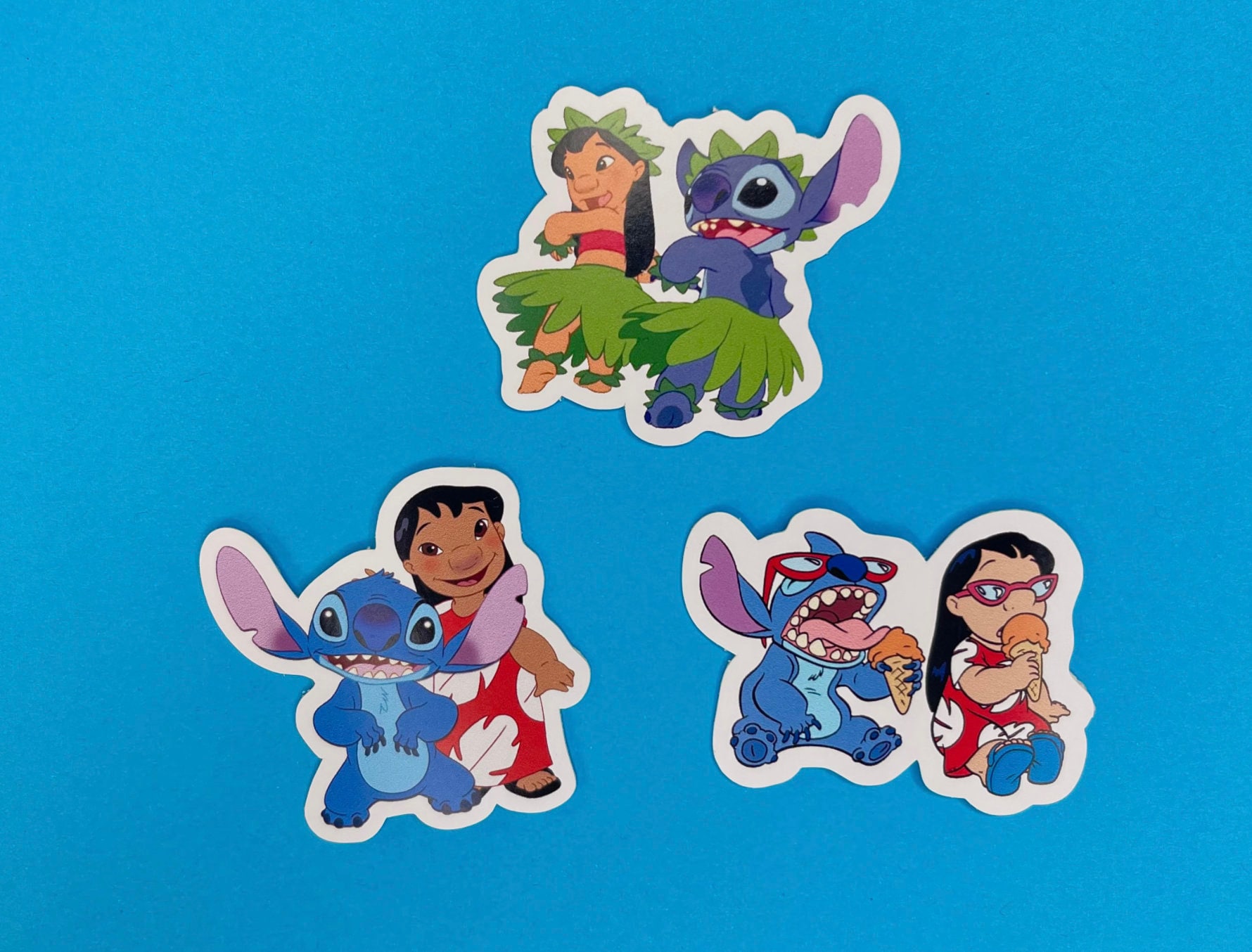 ADORABLE Lilo & Stitch Disney Inspired Sticker Pack of 14 Stickers to ...