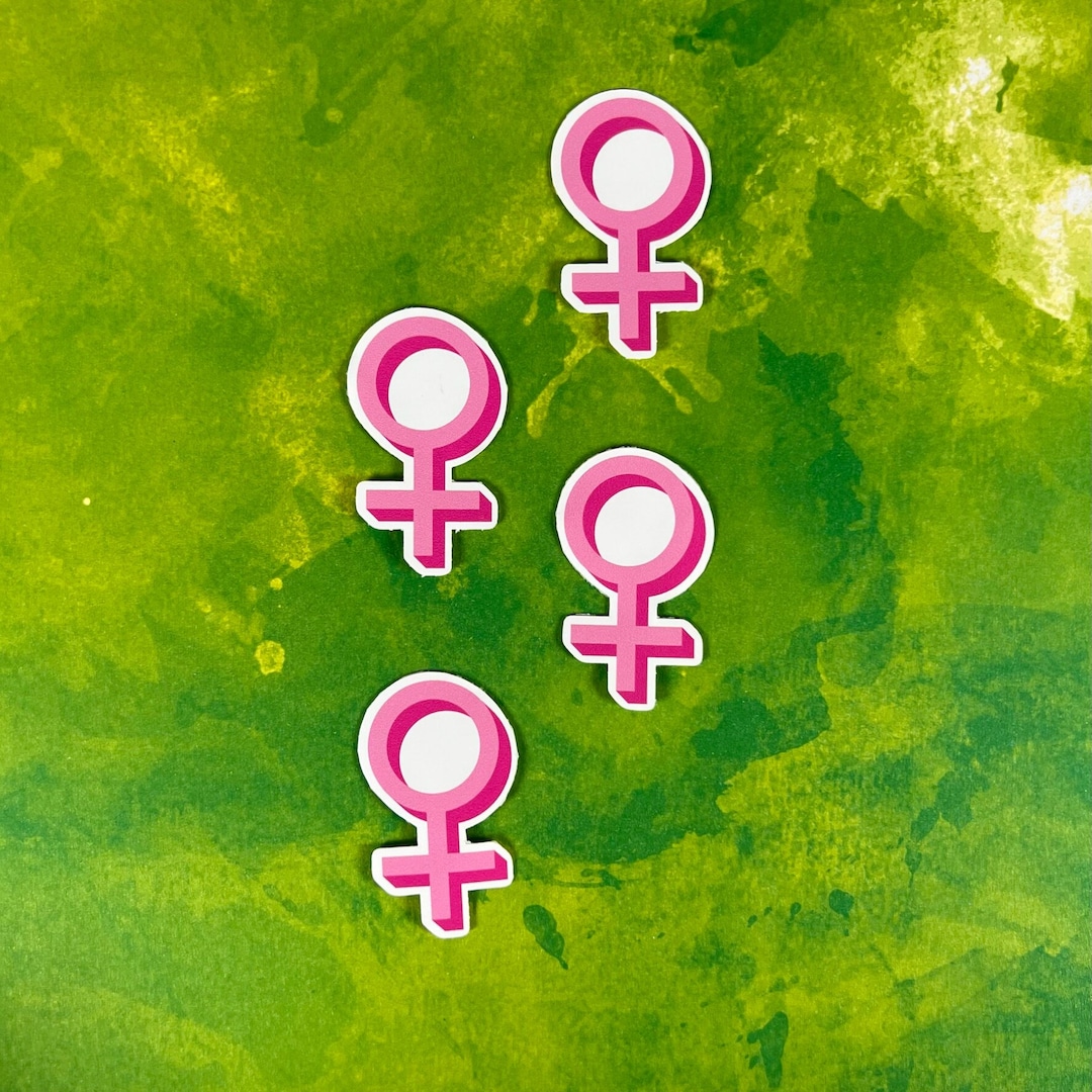 Female Symbol Sticker Female Empowerment Stickers Powerful Woman ...